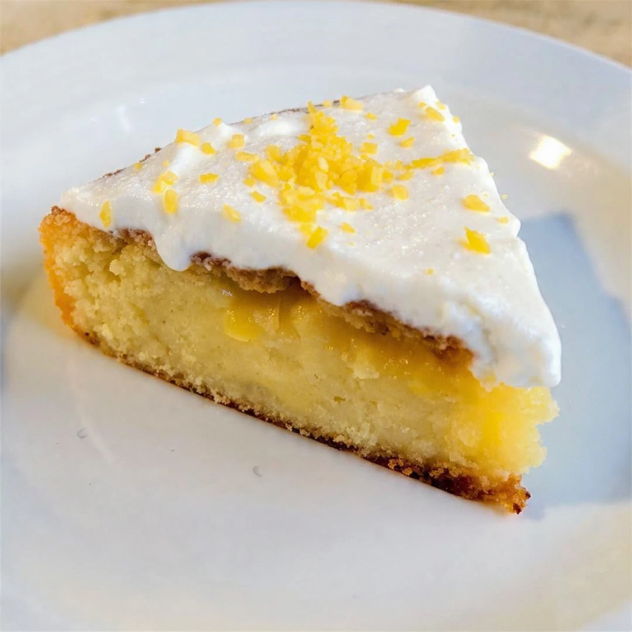 Lemon Pudding Cake - Easy Self-Saucing Lemon Dessert