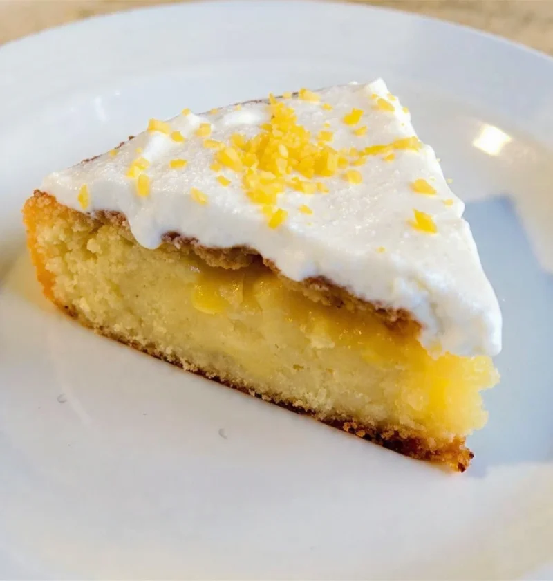 Lemon Pudding Cake - Easy Self-Saucing Lemon Dessert