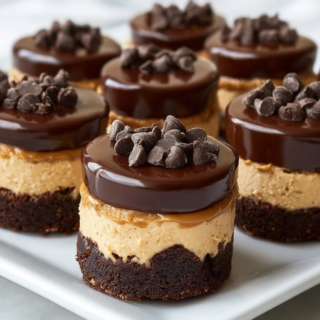 Chocolate Chip Cookie Dough Brownie Bites - 2 Desserts in 1
